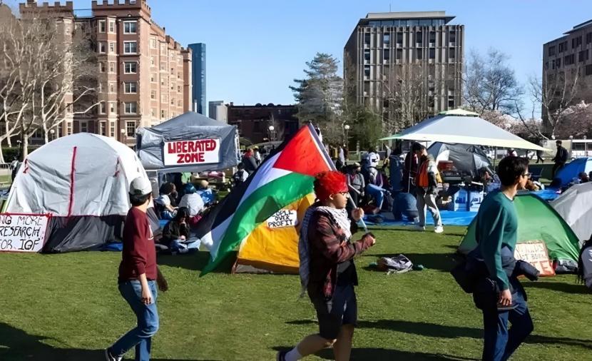 Cambridge Students Rekindle Gaza Solidarity Encampment at Trinity ...