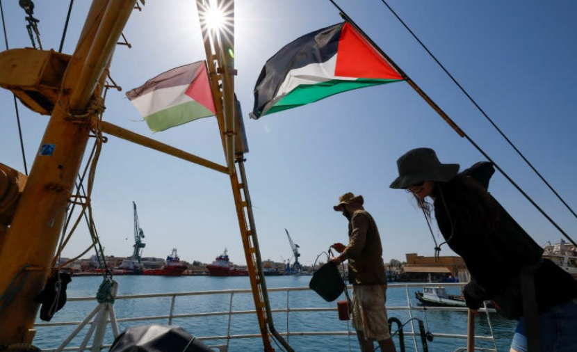 Freedom Flotilla Departs Sicily for Gaza to Break Israeli Naval ...